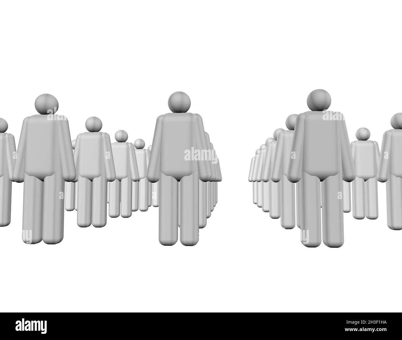 Family 3d white people hi-res stock photography and images - Alamy