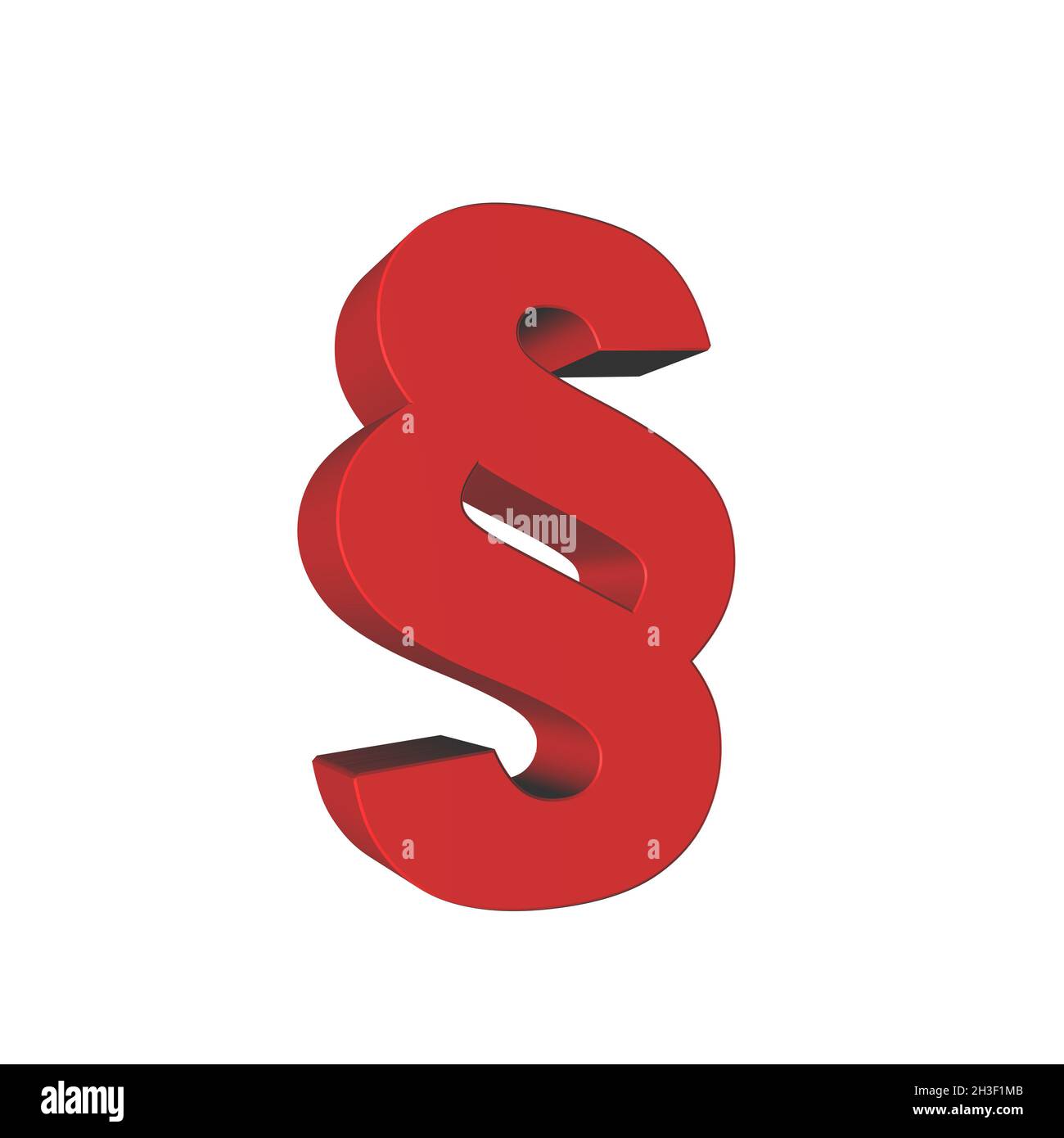 Paragraph Symbol Red 3D Stock Photo - Alamy