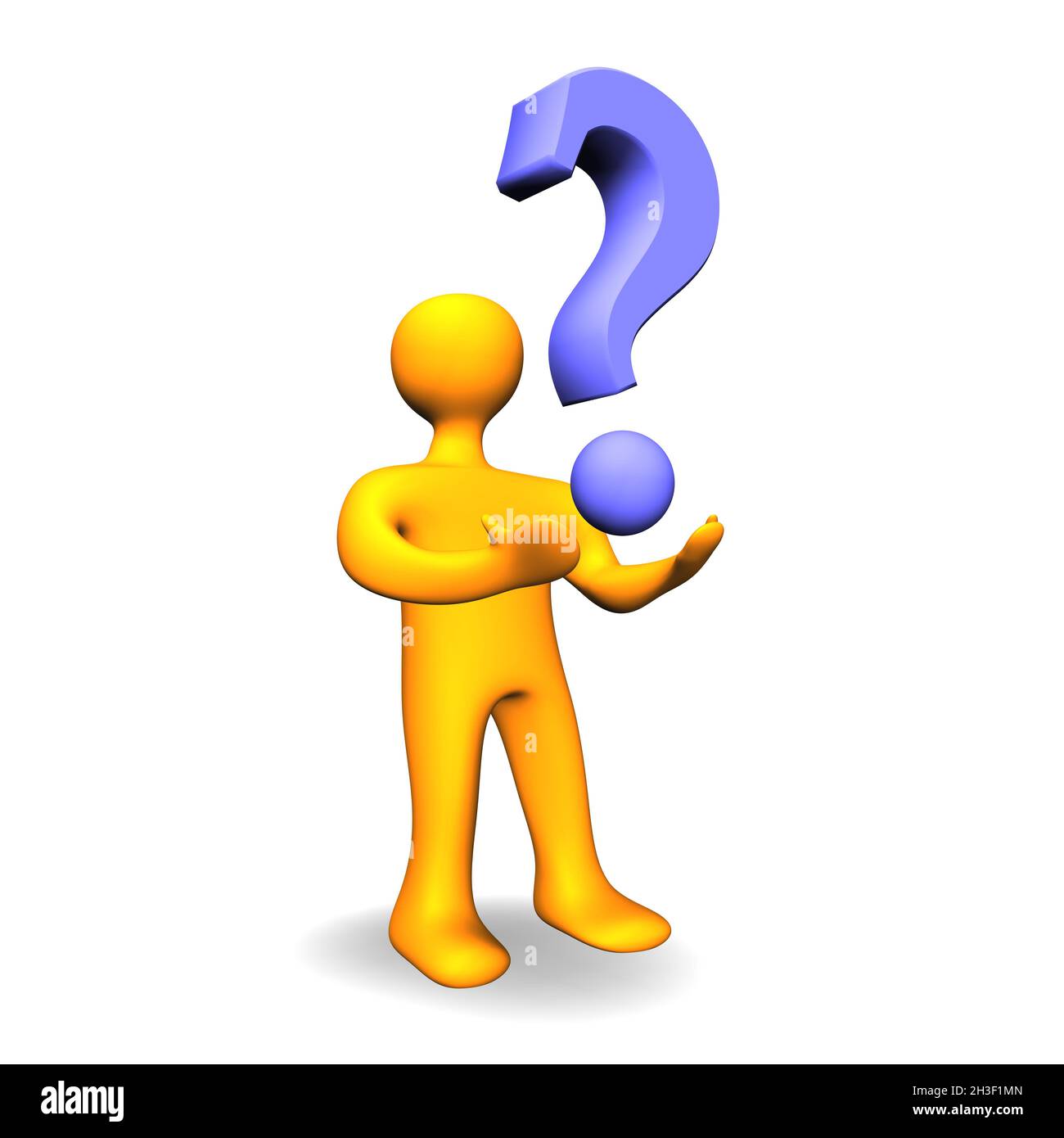 Stylized question mark hi-res stock photography and images - Alamy