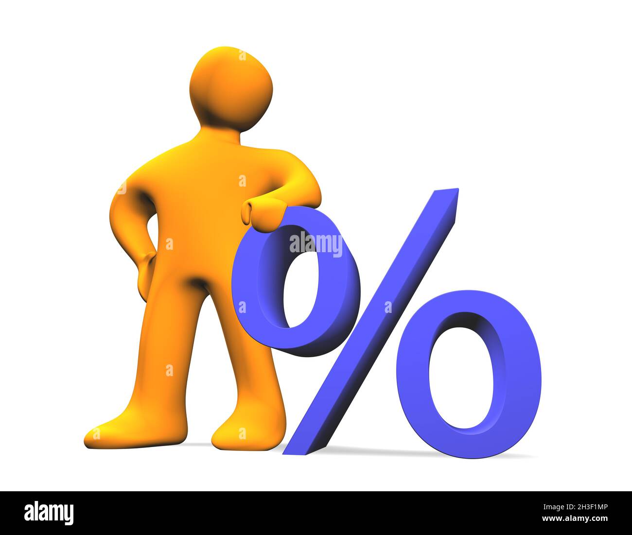 Price Fall 3D Stock Photo - Alamy