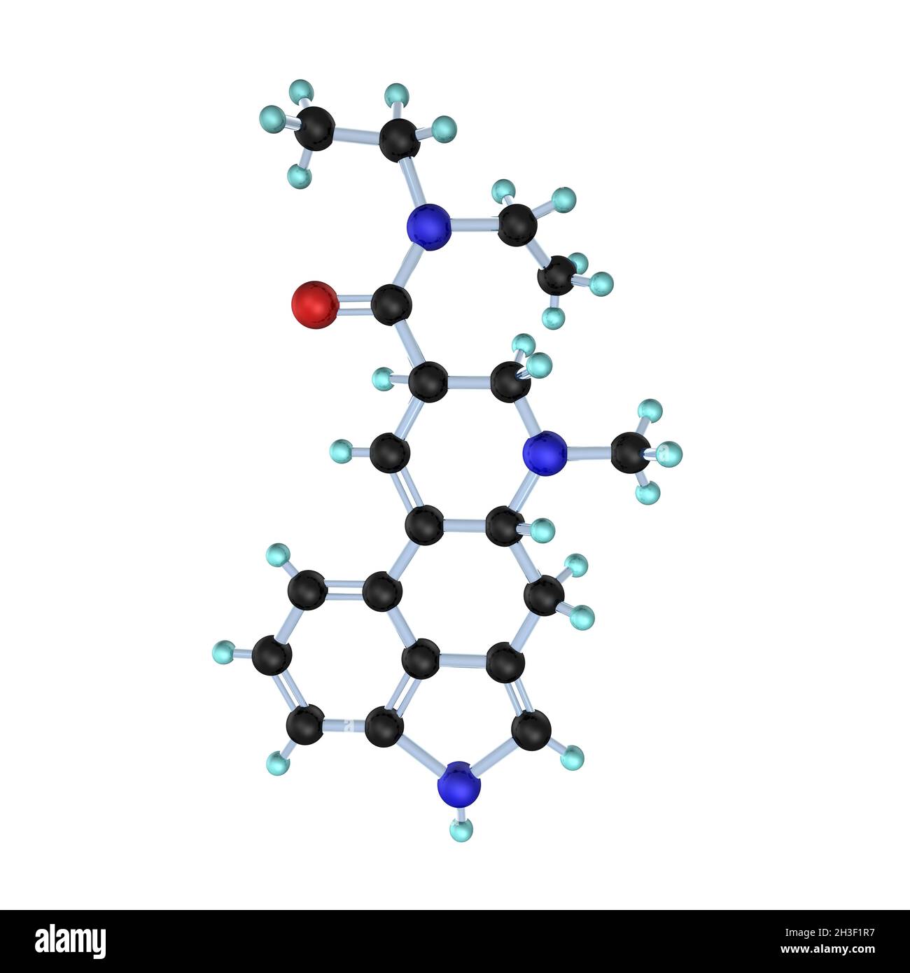 Molecule LSD 3D Stock Photo - Alamy