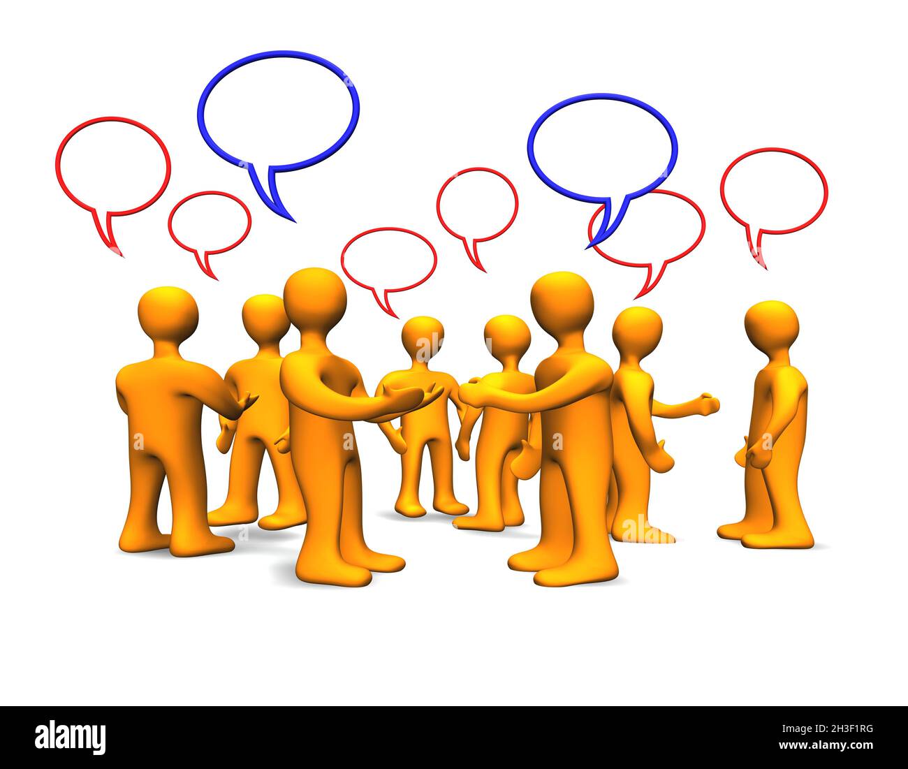 Cartoon talk Cut Out Stock Images & Pictures - Alamy