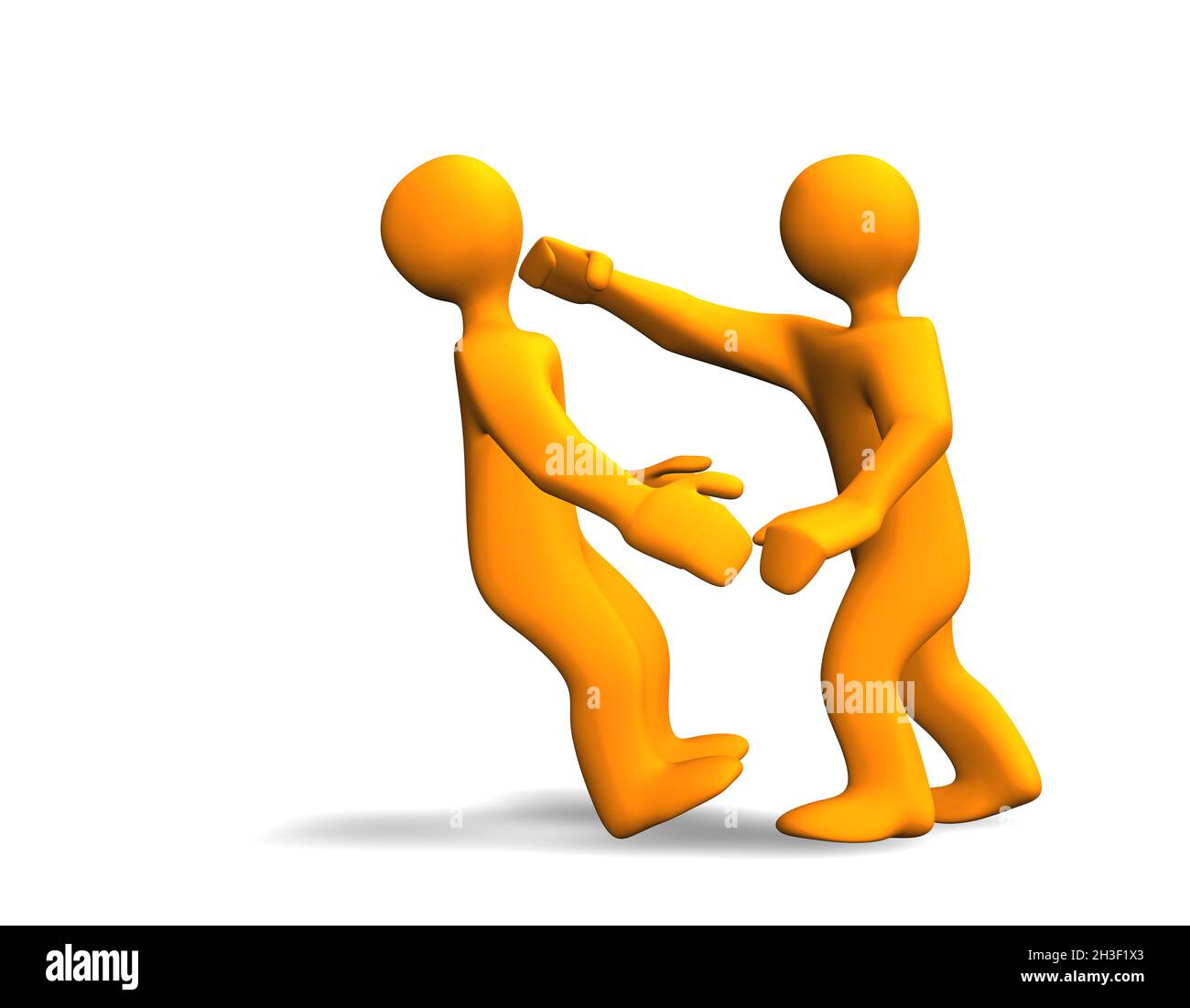 Hit cartoon Cut Out Stock Images & Pictures - Alamy