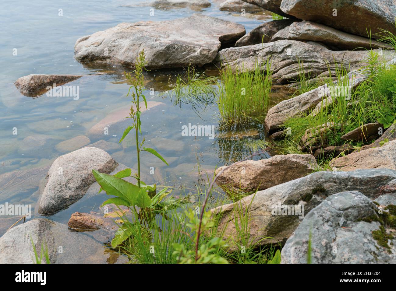 Picturesque view of Lake Baikal is a rift lake located in southern ...