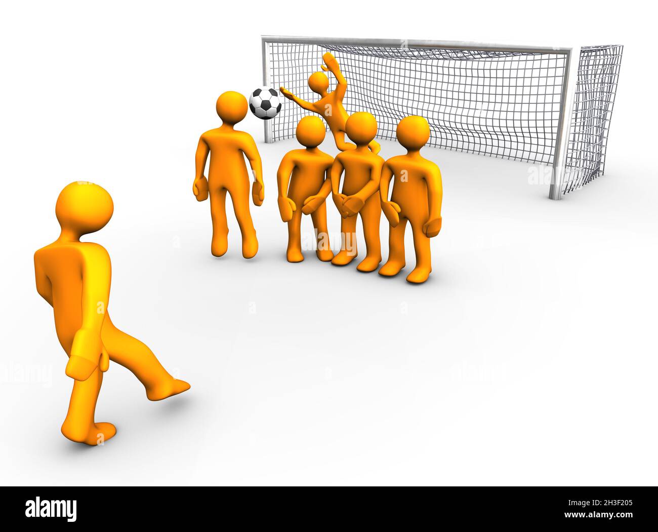 Blue and white soccer balls hi-res stock photography and images - Alamy