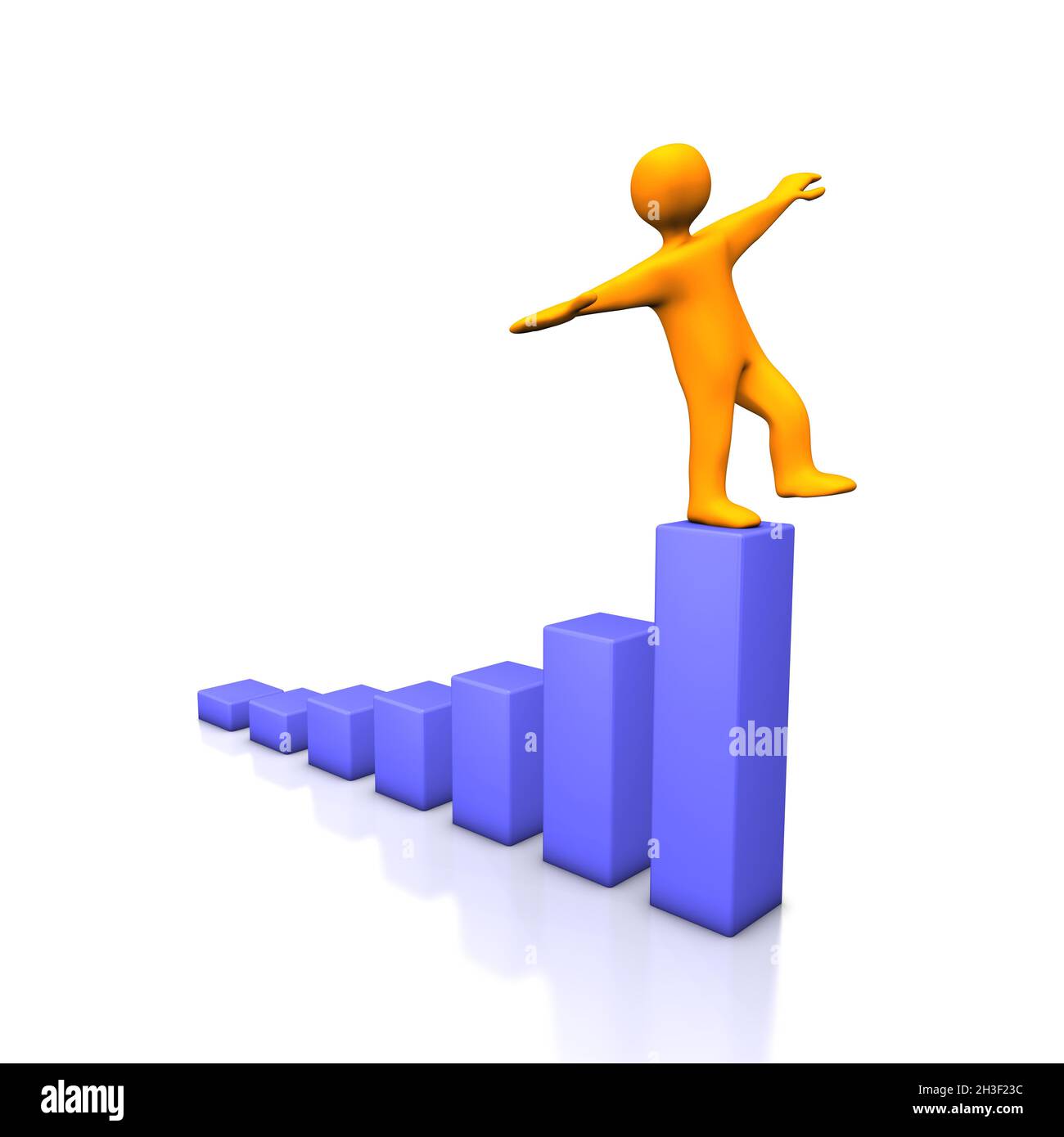 Progress success Cut Out Stock Images & Pictures - Alamy