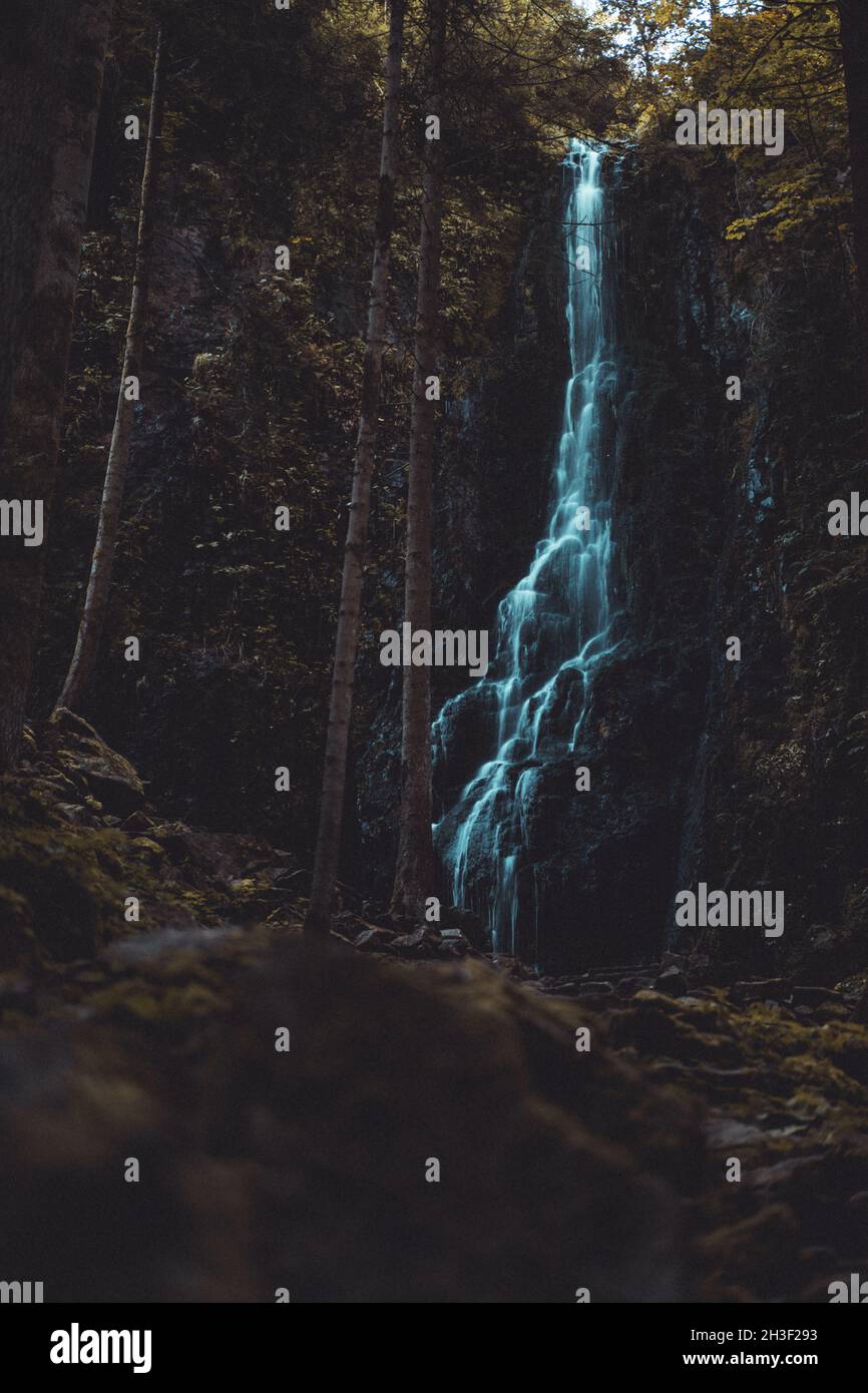 Burgbach waterfall hi-res stock photography and images - Alamy