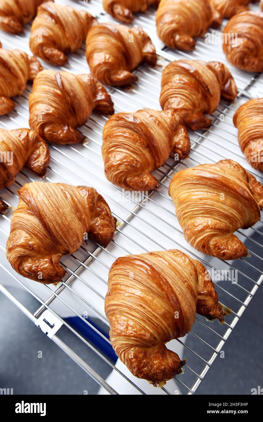 Croissant - French Bakery - France Stock Photo - Alamy