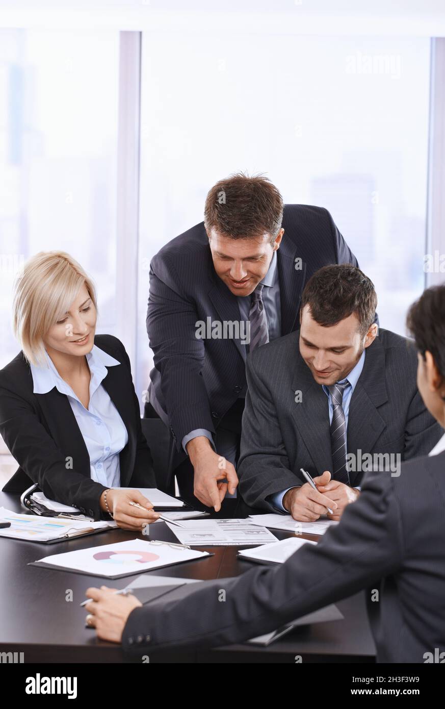 Busy business people Stock Photo - Alamy