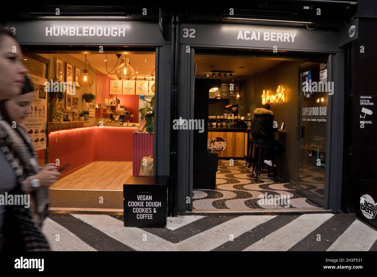 Box park shoreditch hi-res stock photography and images - Alamy