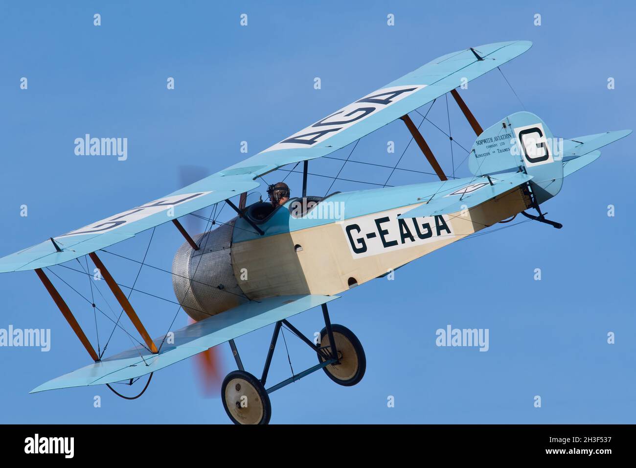 Sopwith Dove display at Old Warden Stock Photo - Alamy