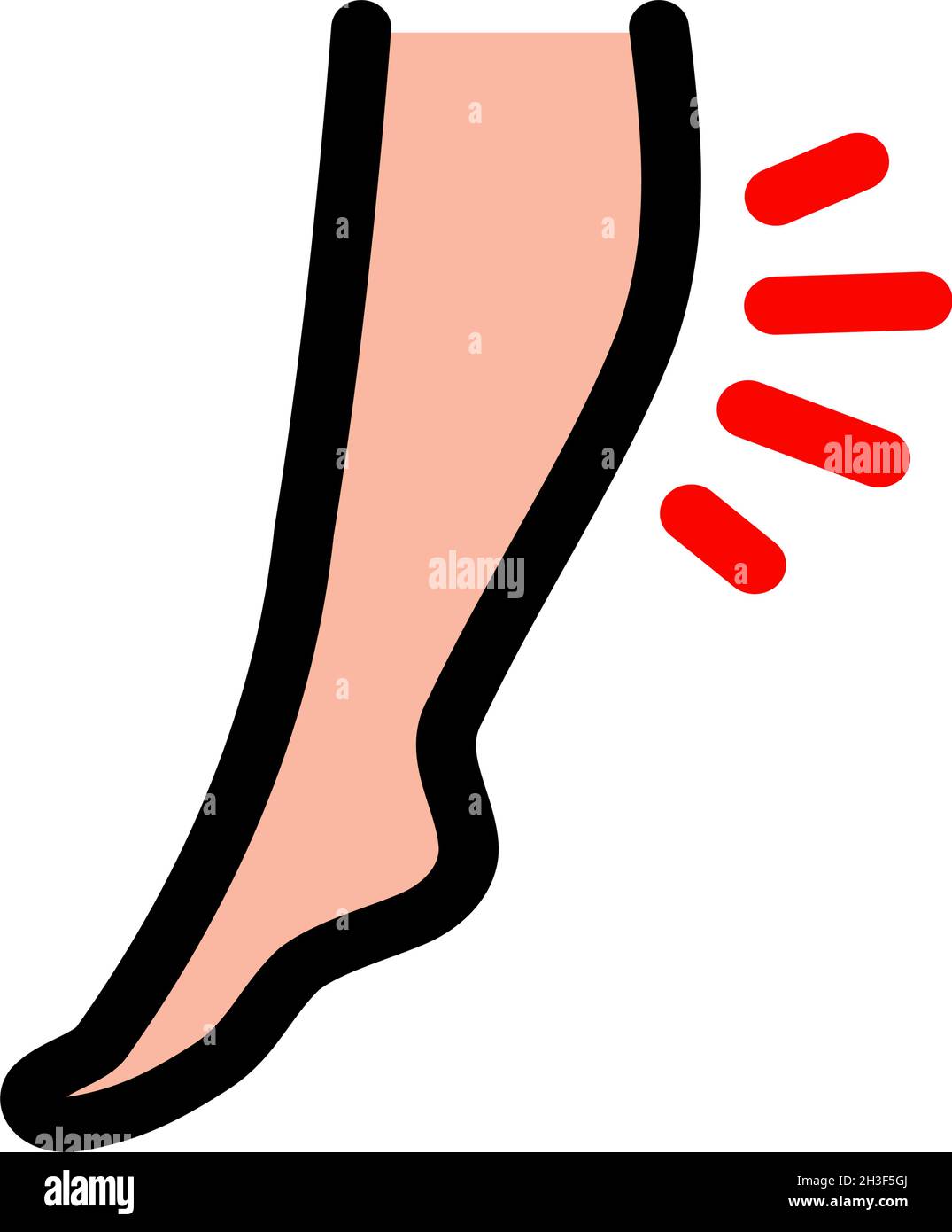 Compression stockings color icon, medical and equipment, medicine socks ...