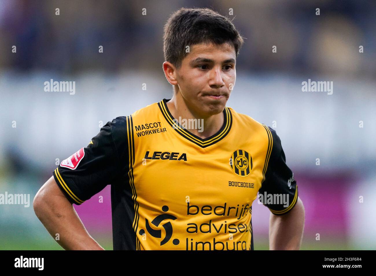 KERKRADE, NETHERLANDS - OCTOBER 23: Benjamin Bouchouari of Roda JC ...