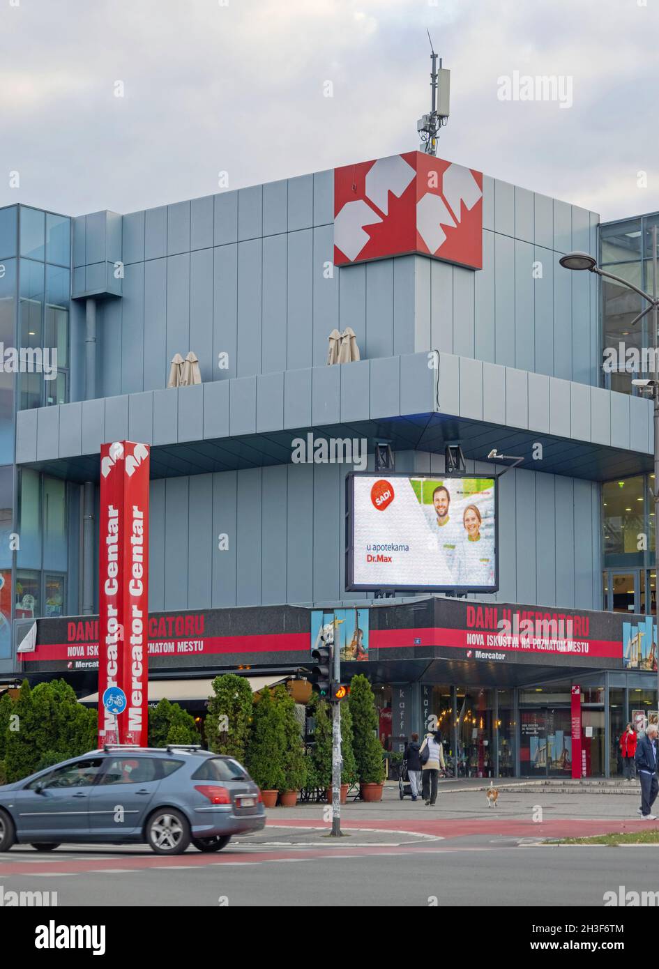 Novi Sad, Serbia - September 21, 2021: Mercator Shopping Centre ...