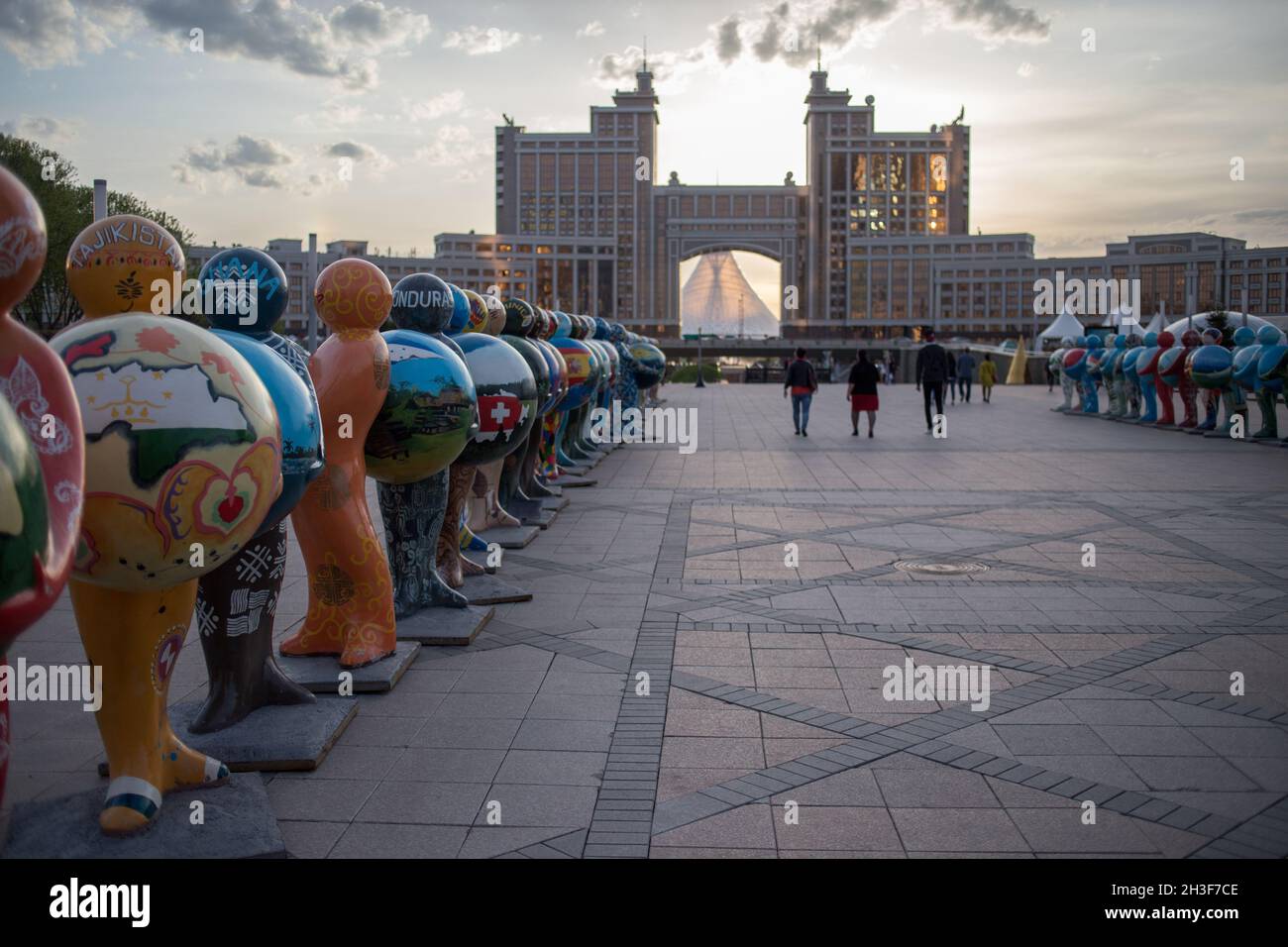 Scenes from Nur-Sultan (formerly Astana), capital city of Kazakhstan in ...