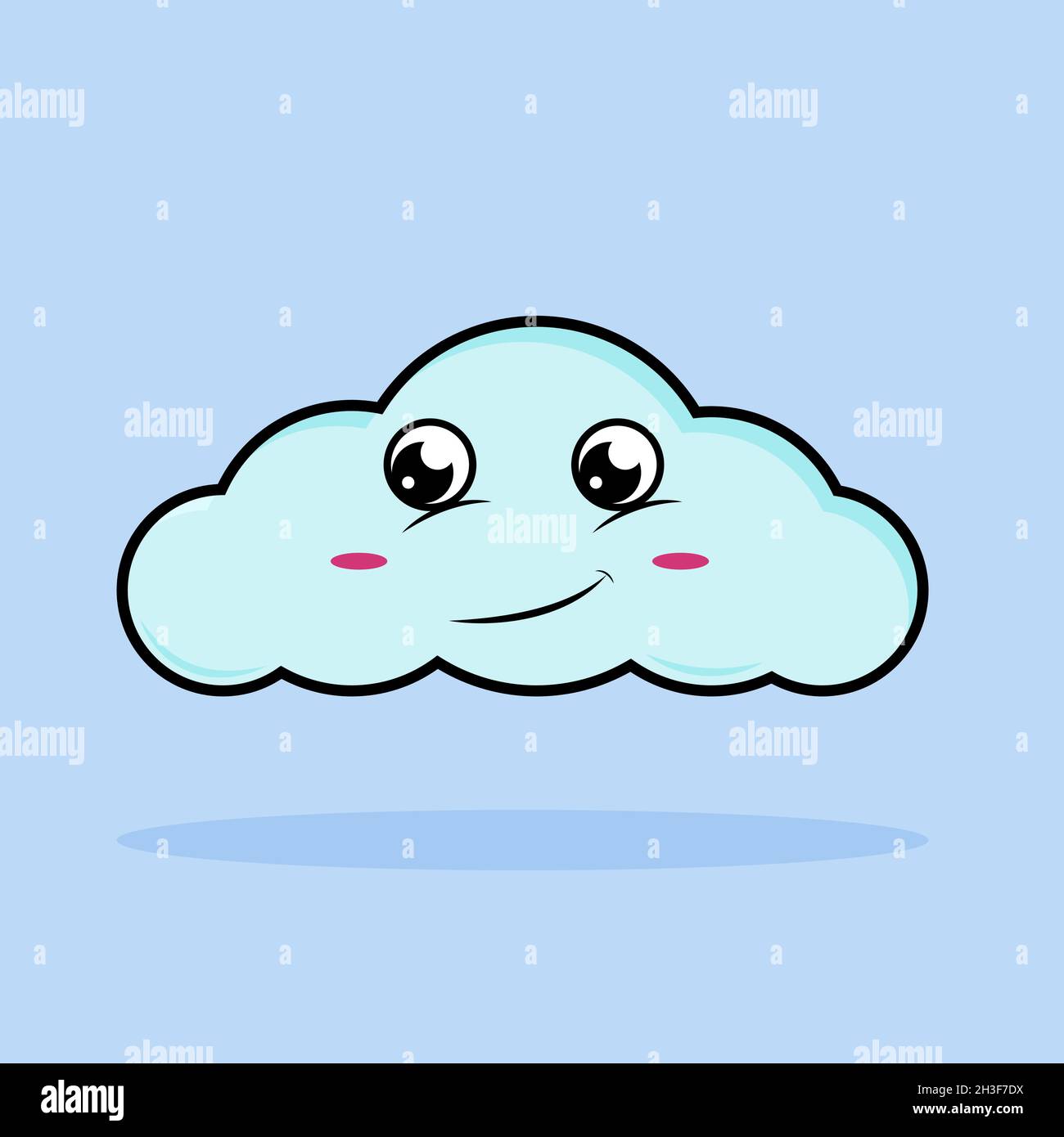 Cloud emoticon hi-res stock photography and images - Alamy