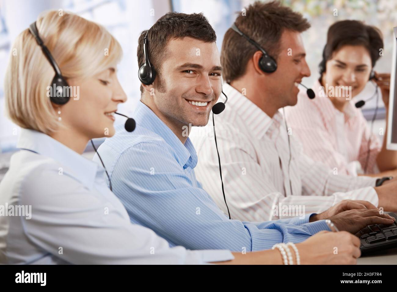 Seated operator hi-res stock photography and images - Alamy
