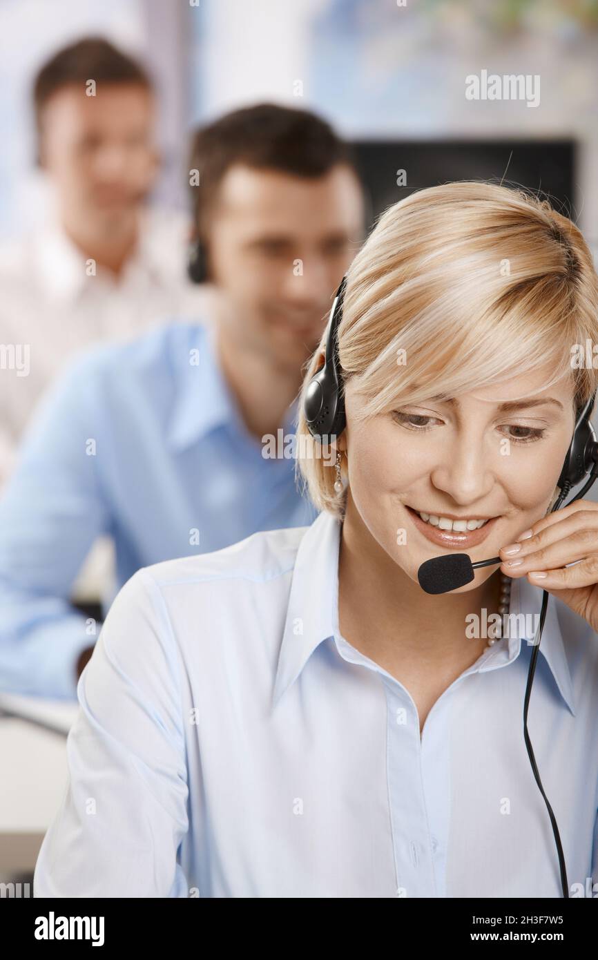 Customer service operator headset hi-res stock photography and images ...