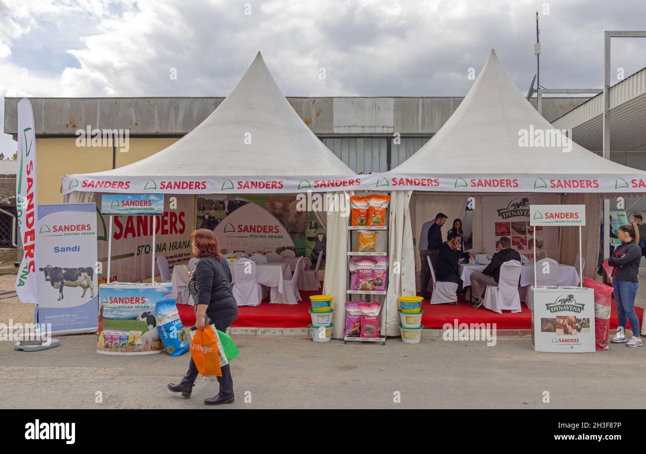 Novi Sad, Serbia - September 21, 2021: Farm Animals Feed Sanders ...