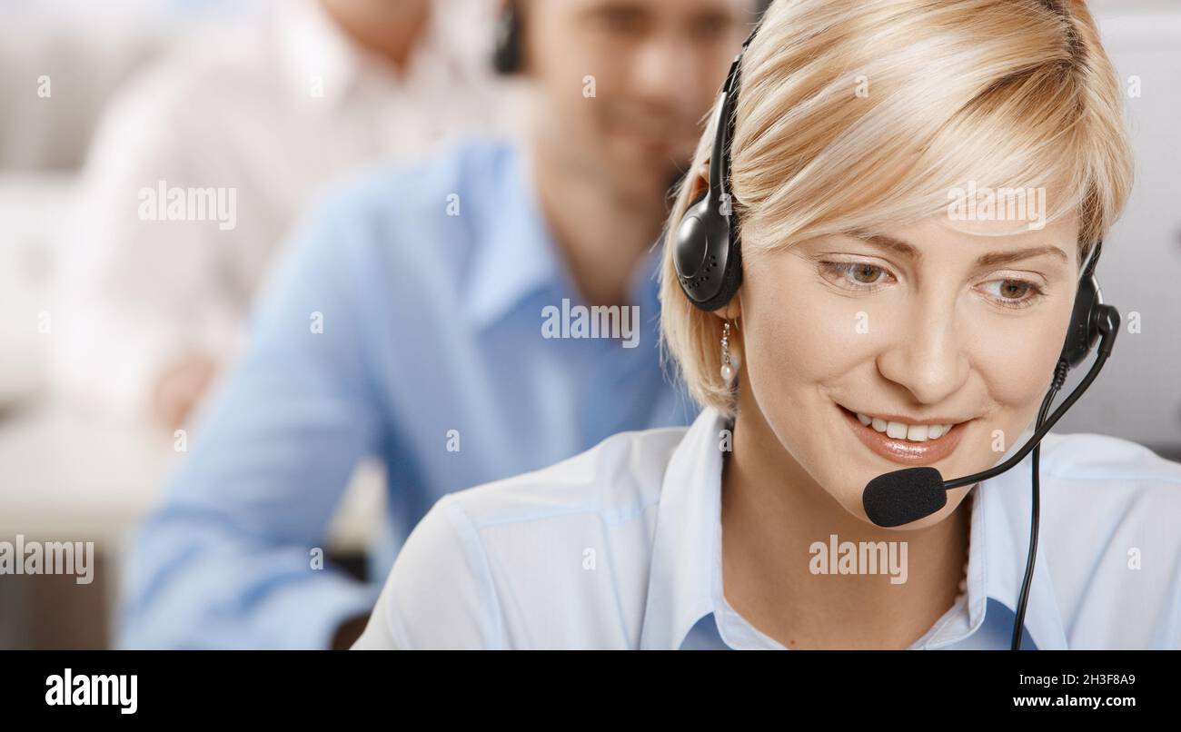 Customer operator hi-res stock photography and images - Alamy
