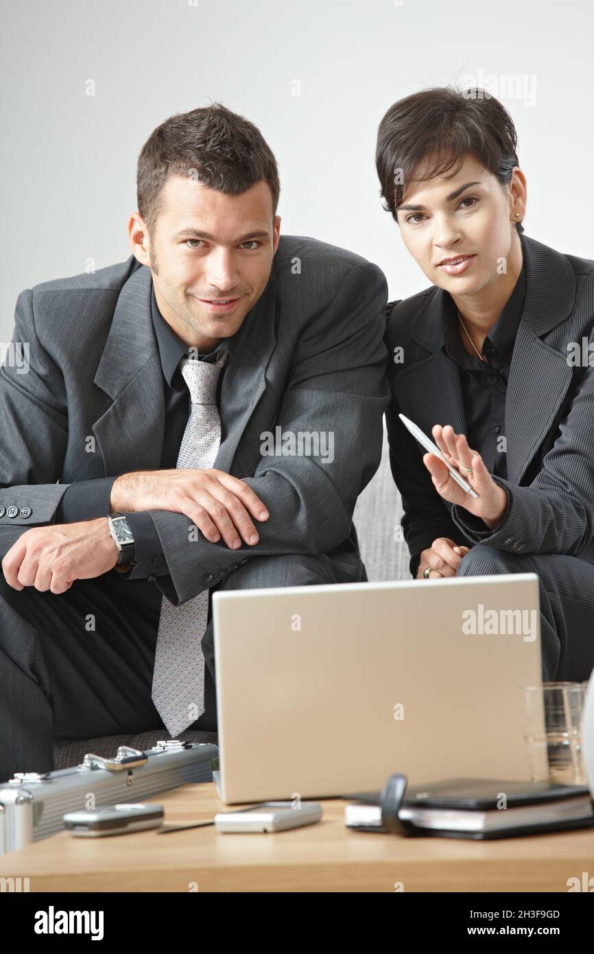Businesspeople talk brainstorming using hi-res stock photography and ...