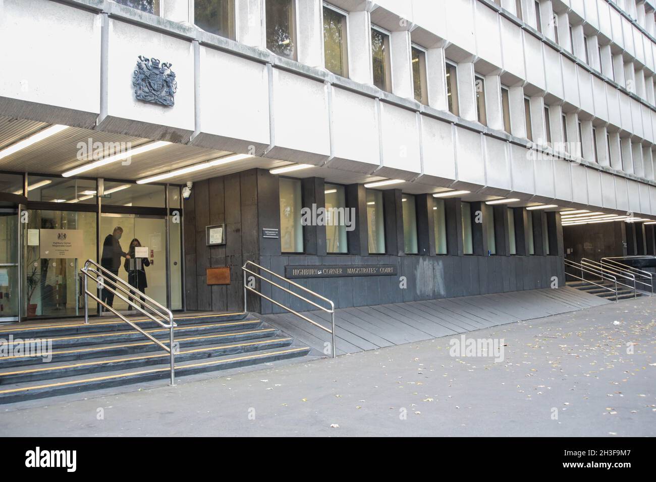 London, England, UK. 28th Oct, 2021. Highbury Corner Magistrates Court ...