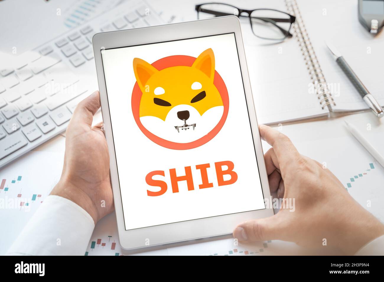 Shiba inu coin logo hi-res stock photography and images - Alamy