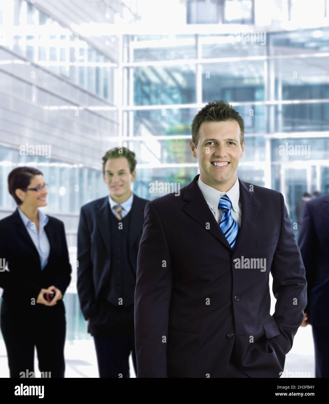 Portrait three business associates hi-res stock photography and images ...