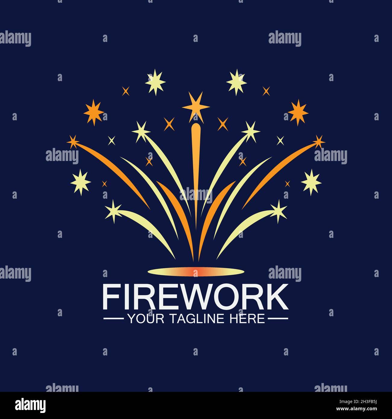 Firework Logo Design vector template Stock Vector Image & Art - Alamy