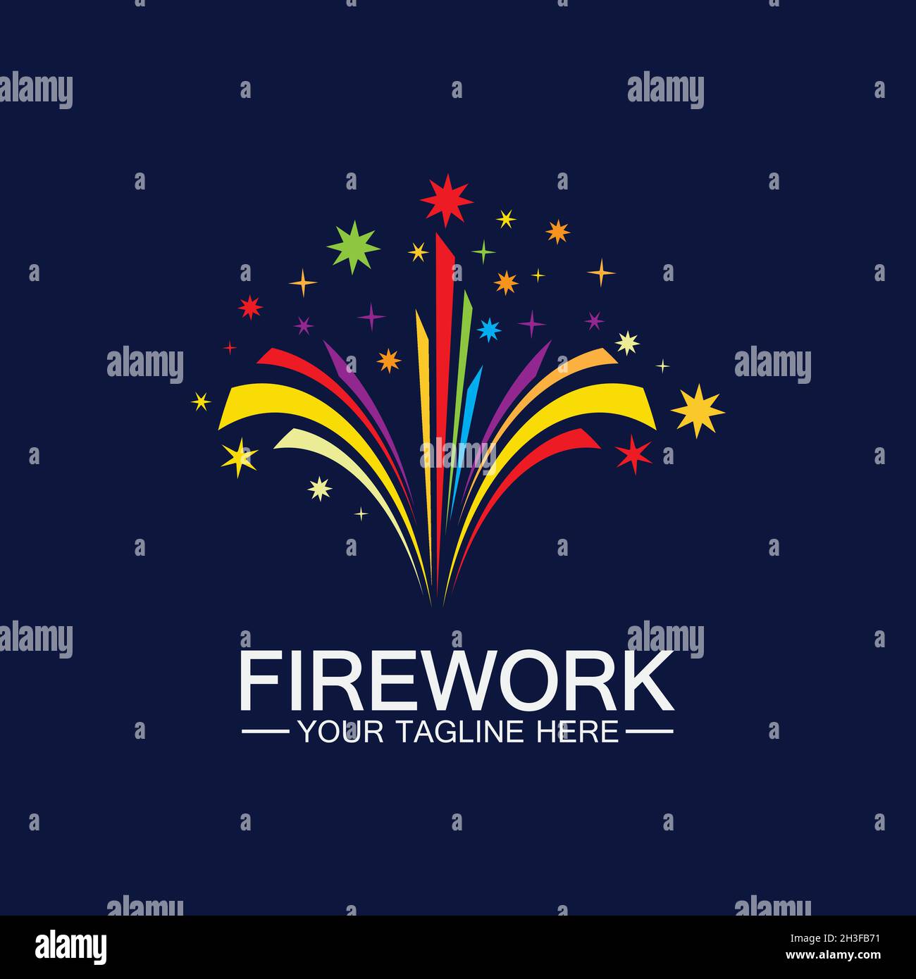 Firework Logo Design vector template Stock Vector Image & Art - Alamy