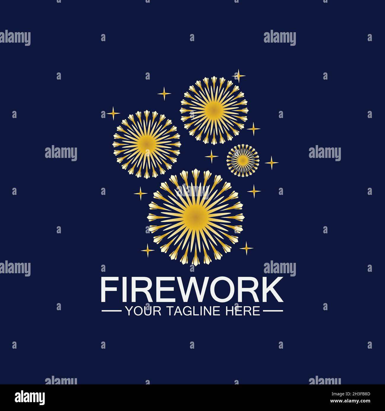 Firework Logo Design vector template Stock Vector Image & Art - Alamy