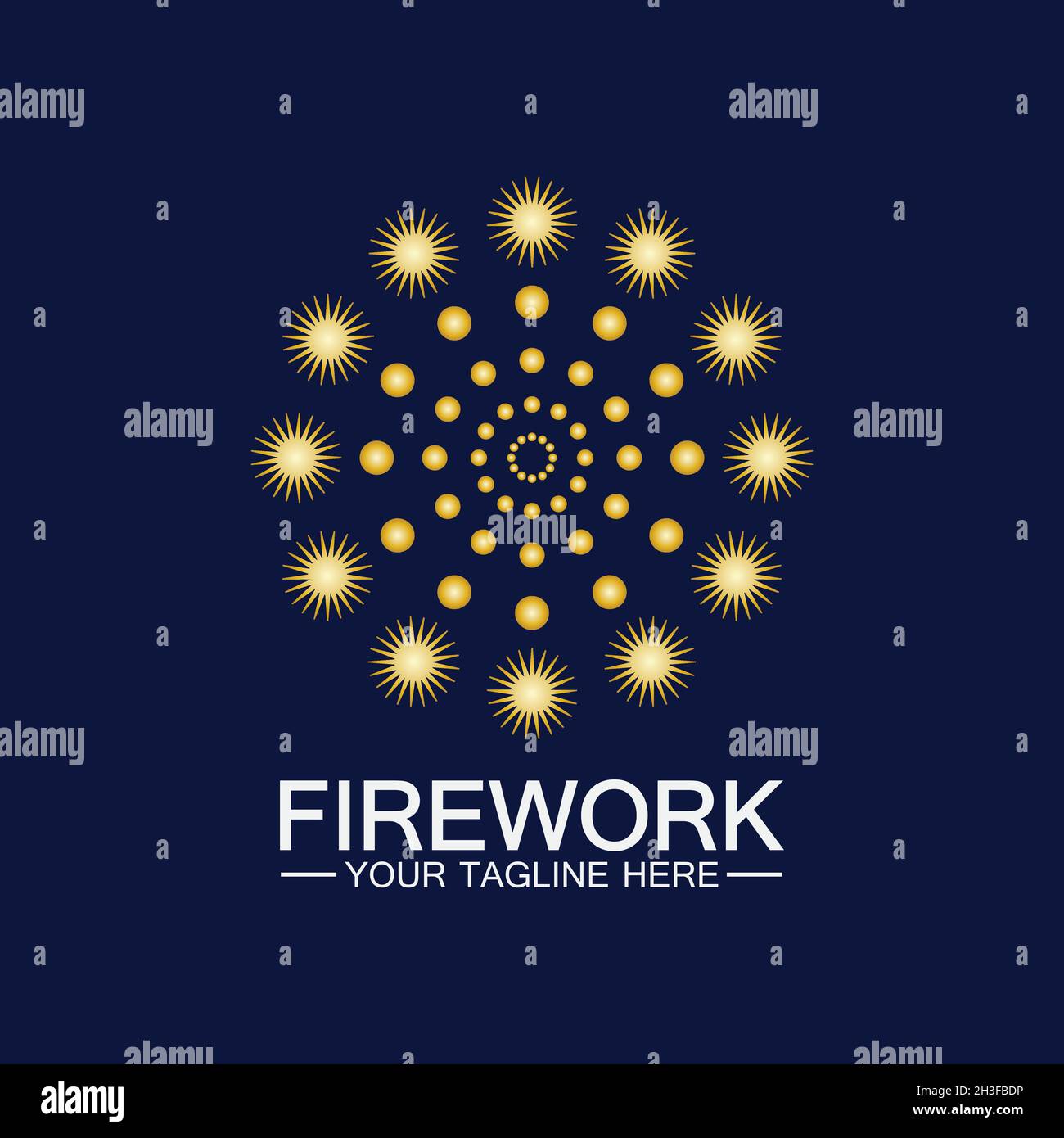Firework Logo Design vector template Stock Vector Image & Art - Alamy