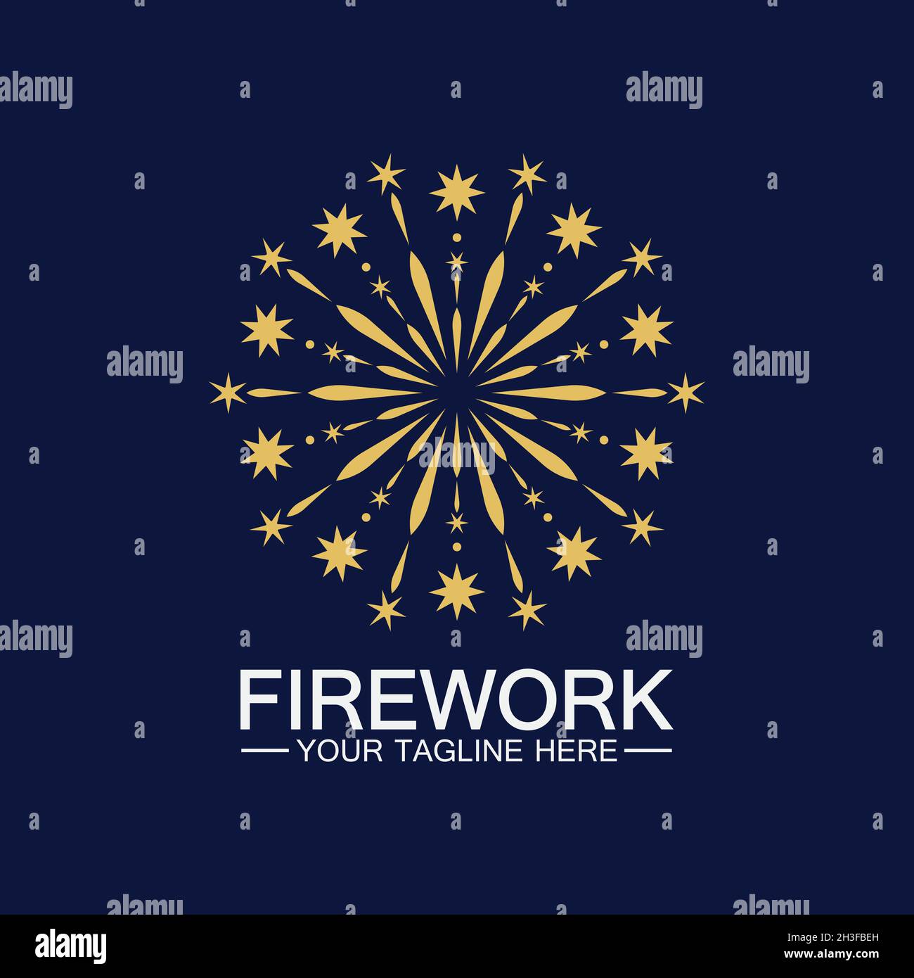 Firework Logo Design vector template Stock Vector Image & Art - Alamy