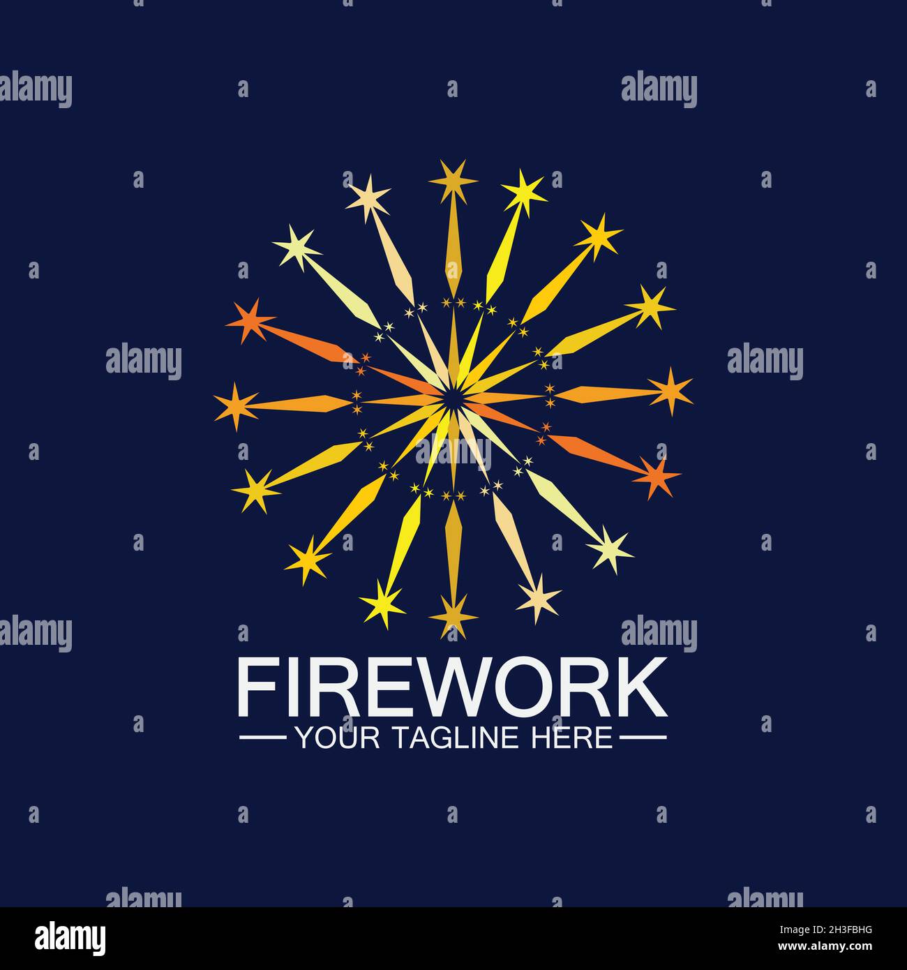 Firework Logo Design vector template Stock Vector Image & Art - Alamy