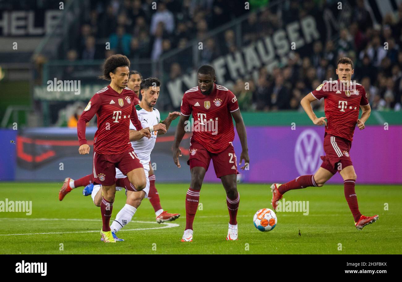 Leroy Sane (Muenchen), Lars Stindl (BMG), Dayot Upamecano (Muenchen ...