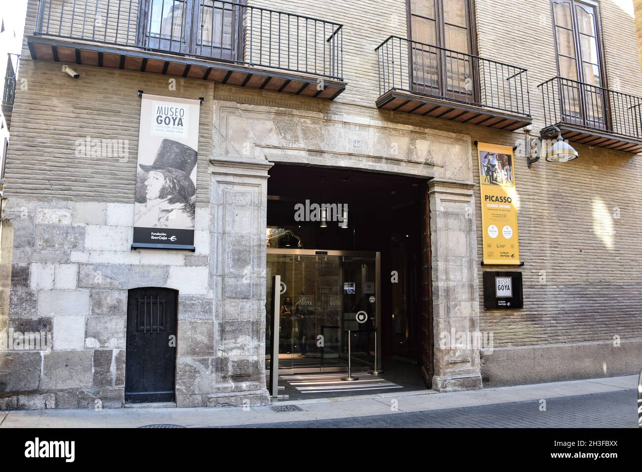 Zaragoza, Spain - 23 Oct, 2021: the Goya Museum (Museo Goya), Zaragoza ...