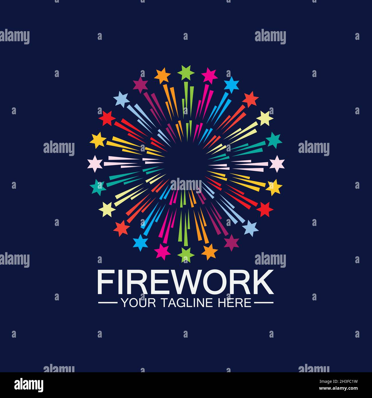 Firework Logo Design vector template Stock Vector Image & Art - Alamy