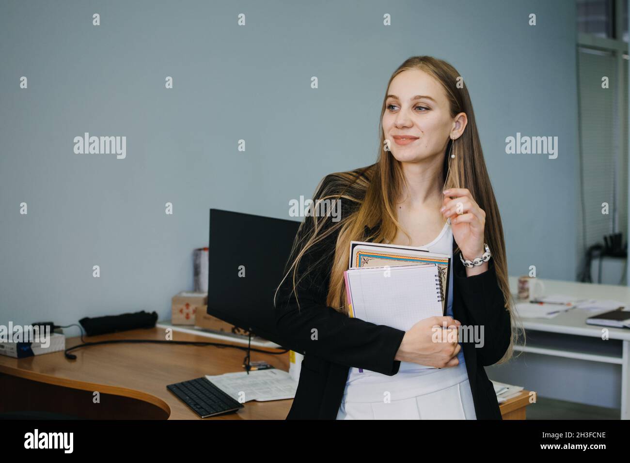 Return Office Workers, Employees Return To Offices. End Of Work From ...