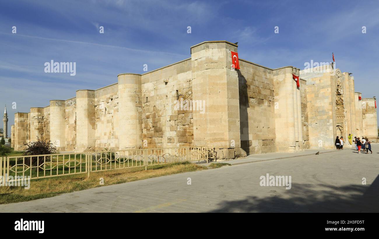 The Sultan Han caravanserai provided a safe resting stop for caravans ...