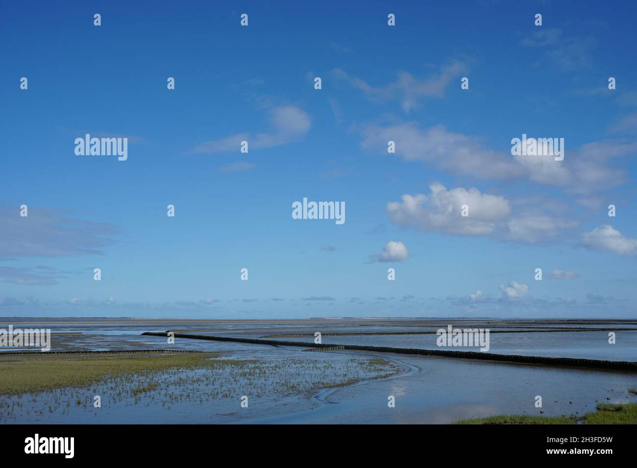 Wattenmeer bei Ebbe Stock Photo - Alamy