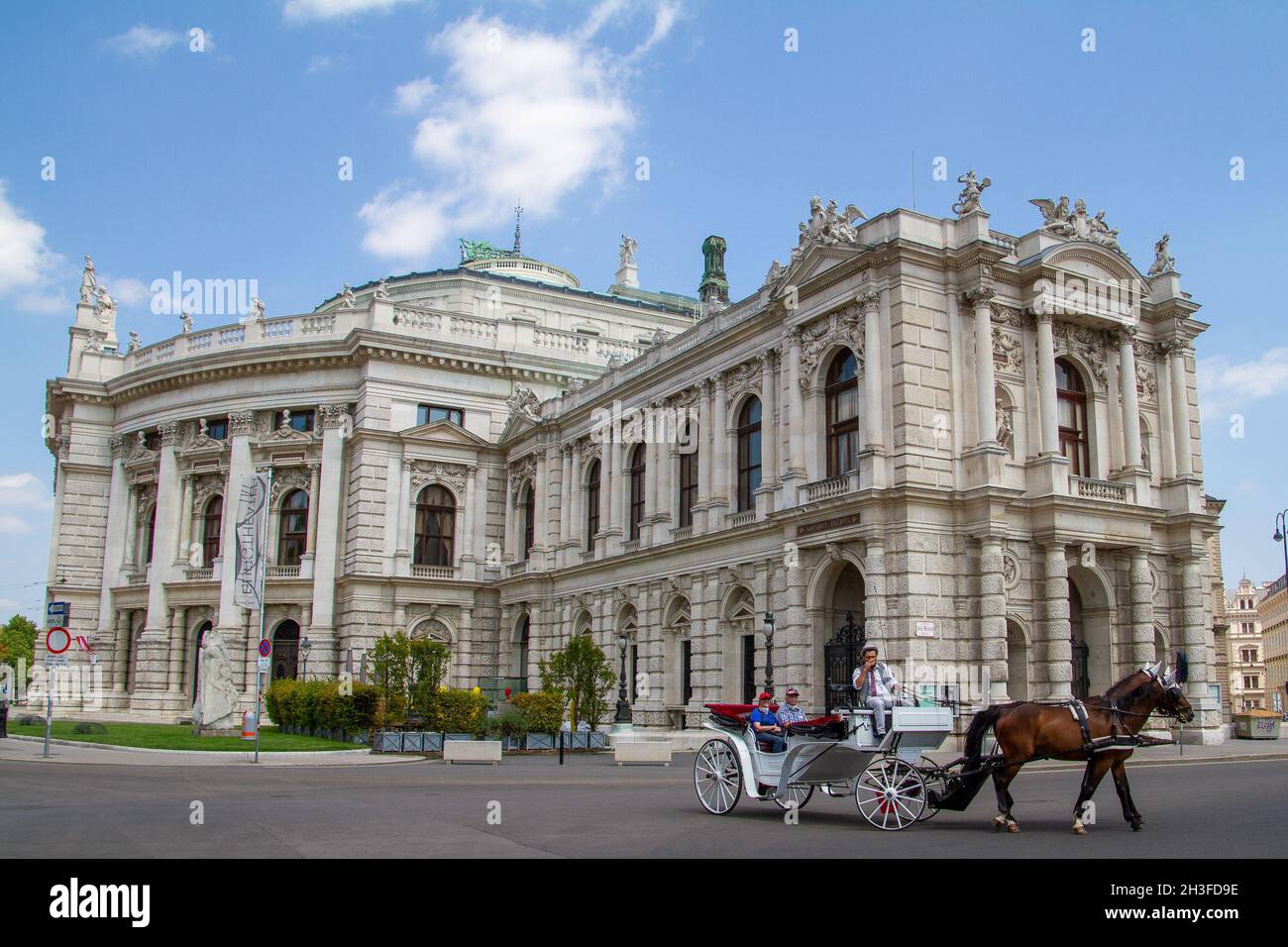 Vienna, Austria, July 24, 2021, The Burgtheater is a theater in Vienna ...
