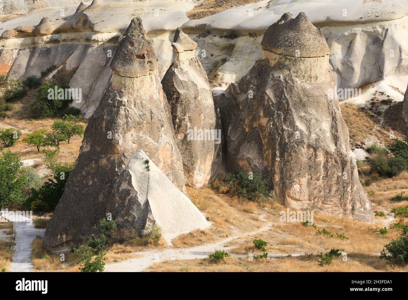 Interesting weathered rock formations called fairy chimneys are a top ...