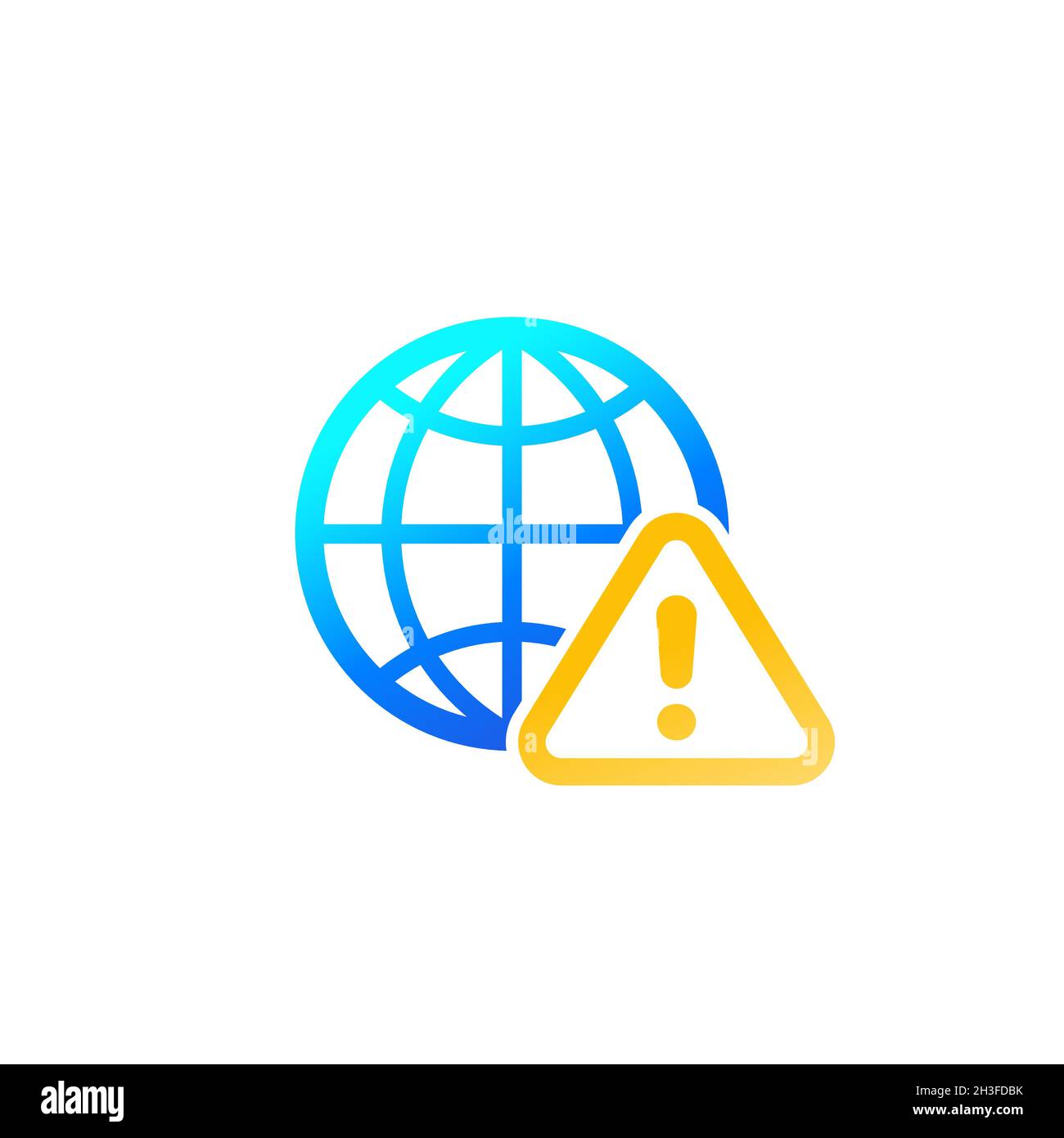 Server security alert icon Cut Out Stock Images & Pictures - Alamy