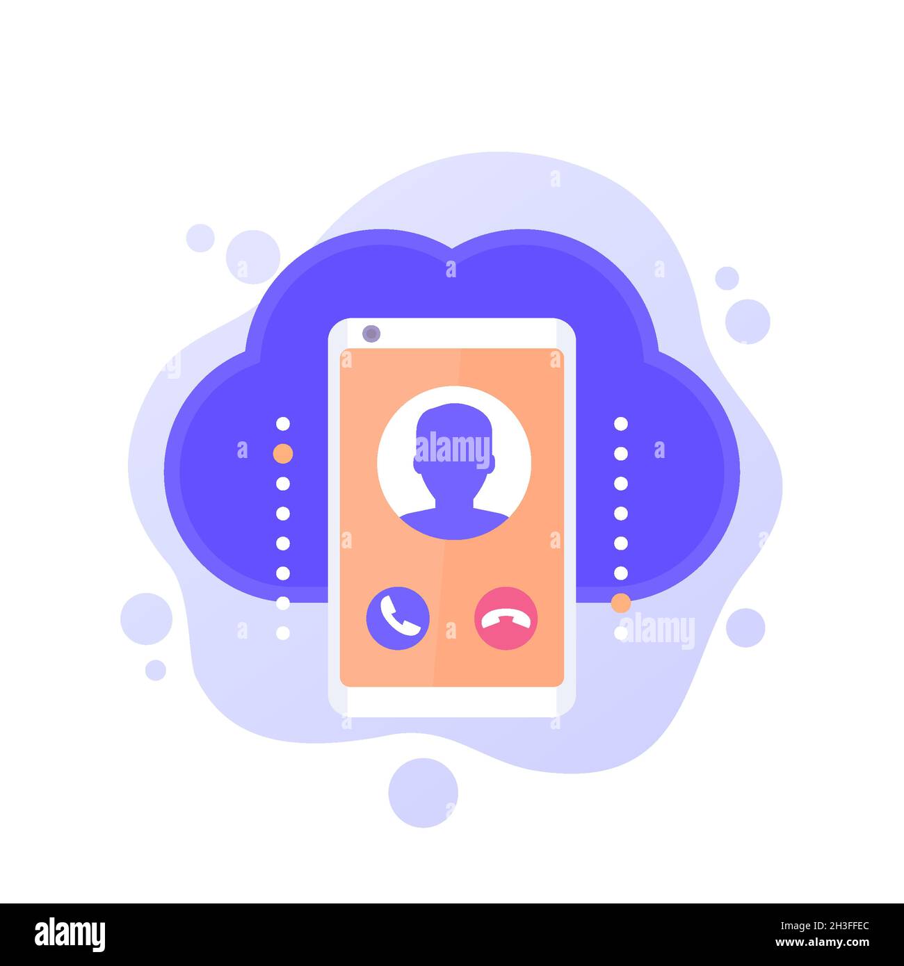 voip phone call vector icon Stock Vector Image & Art - Alamy