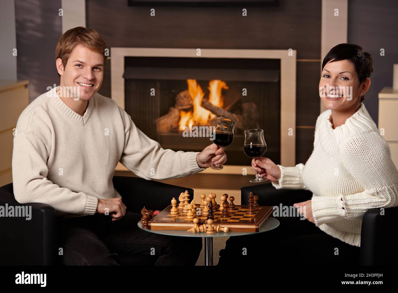 Chess playing cold hi-res stock photography and images - Alamy