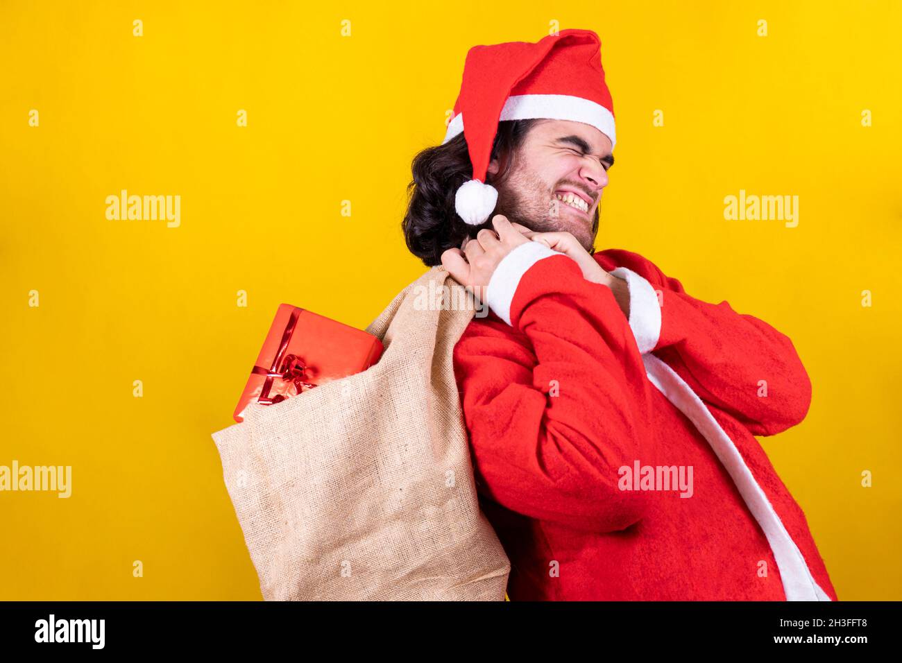Handsome man dressed santa claus hi-res stock photography and images ...