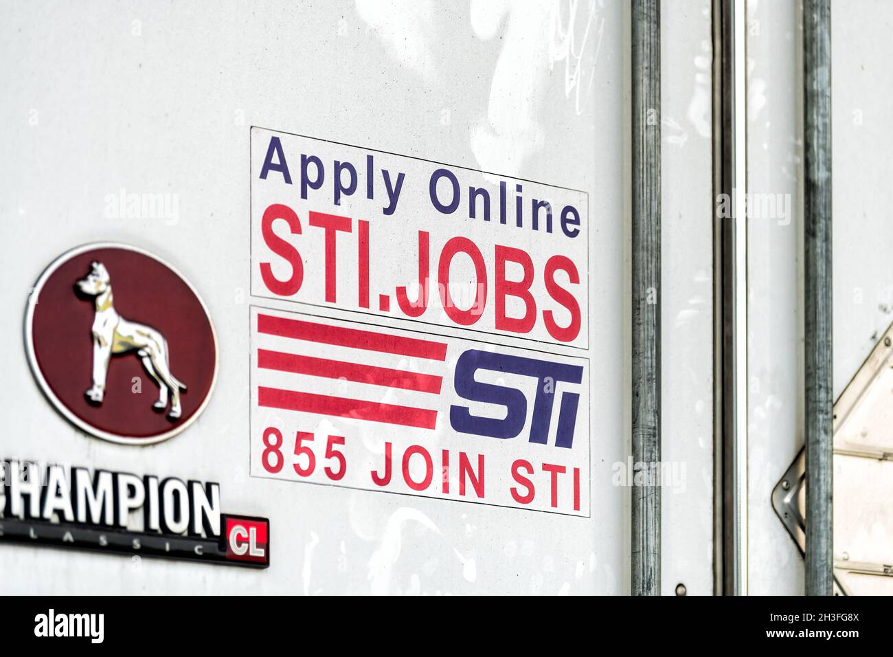 St George, USA - July 6, 2021: Highway road in South Carolina with ...