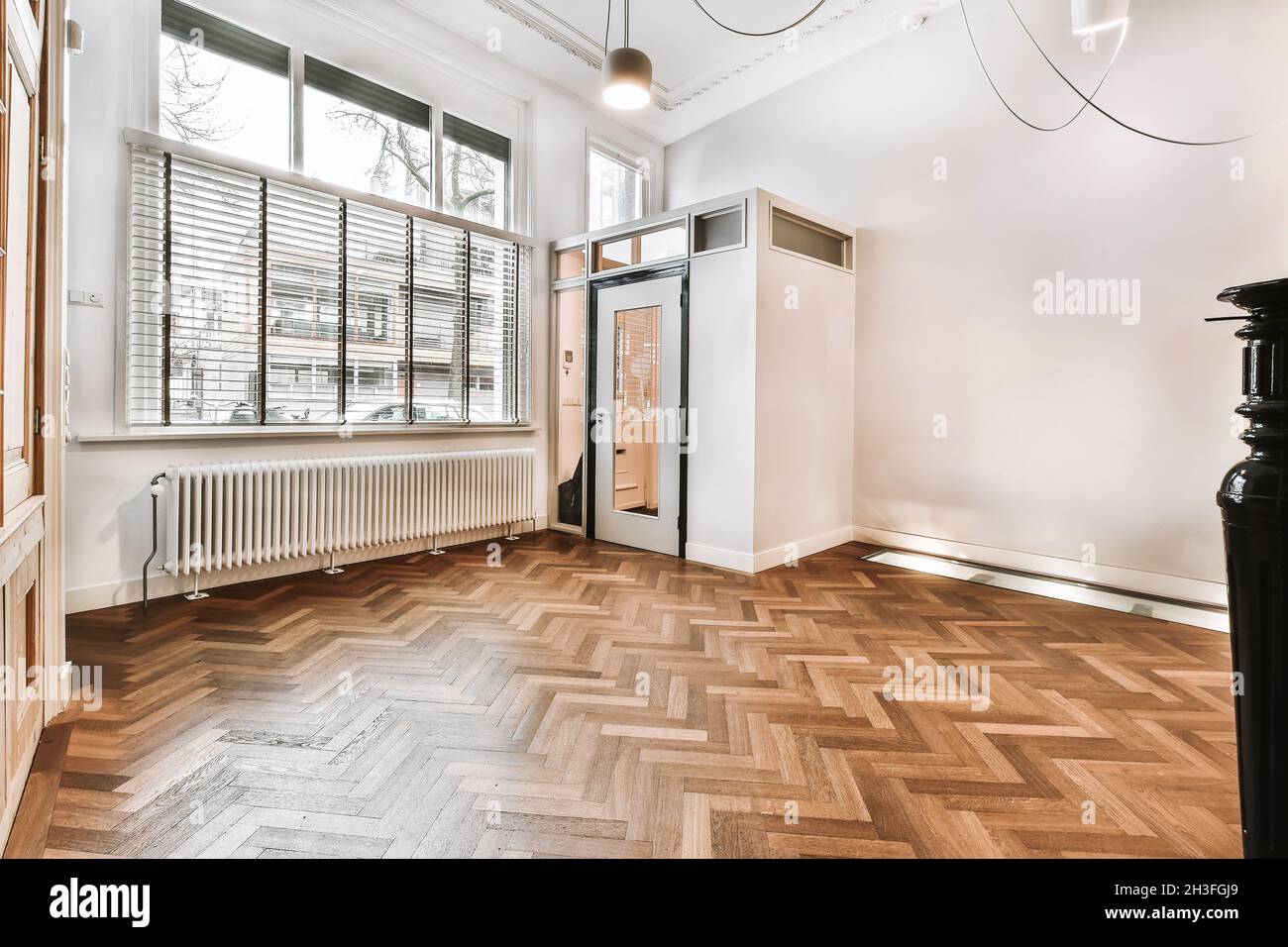 Pretty interior of the room with the window Stock Photo - Alamy