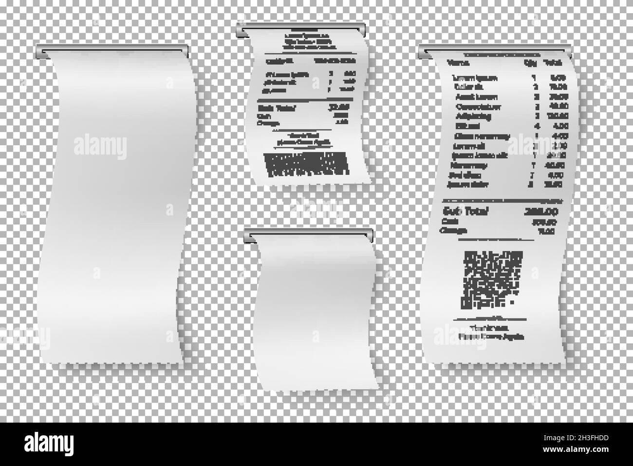 Restaurant check and payment Stock Vector Images - Alamy