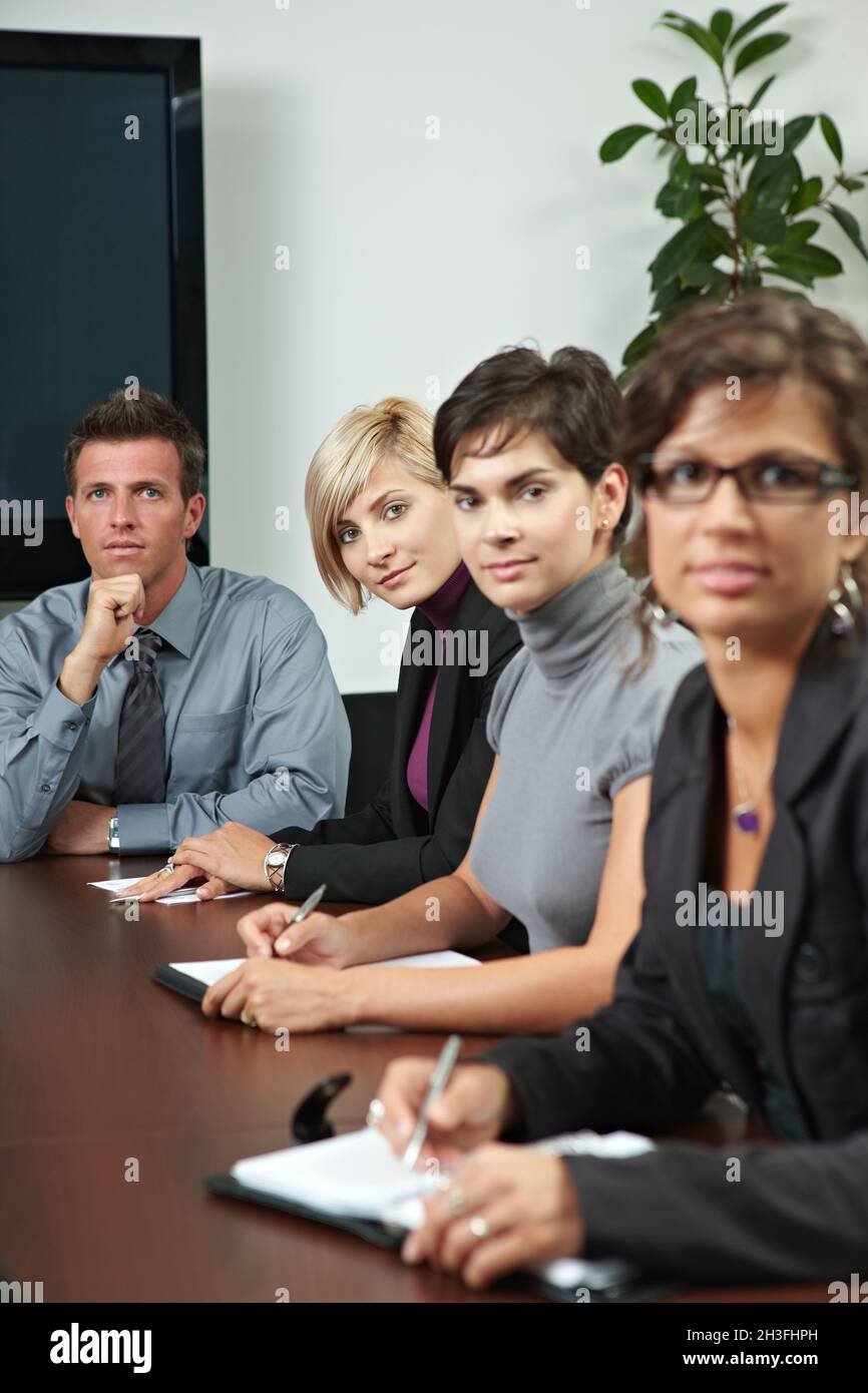 People on business training Stock Photo - Alamy